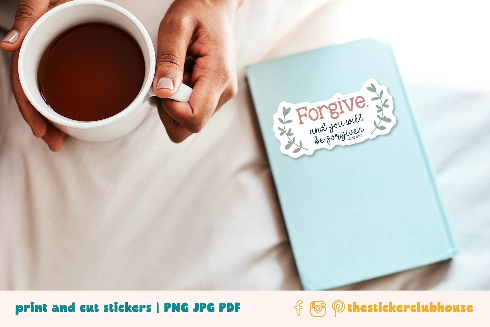 Bible Verse Stickers | Printable Religious Sticker Bundle | Bible ...