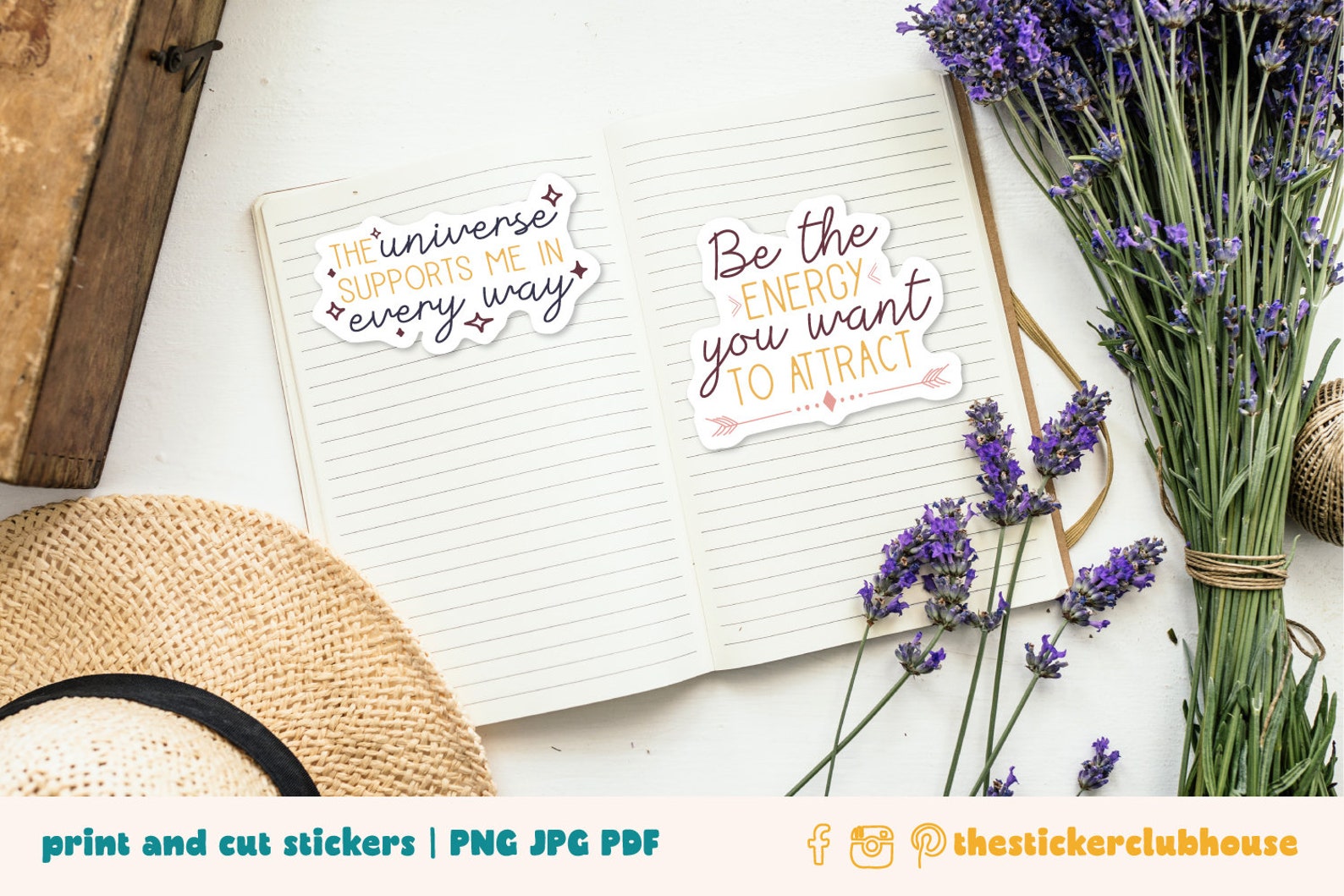 Printable Manifestation Sticker Bundle | Manifestation Stickers | Law ...