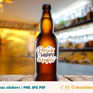 Boozy Stickers | Printable Stickers | Print and Cut Stickers | Booze ...