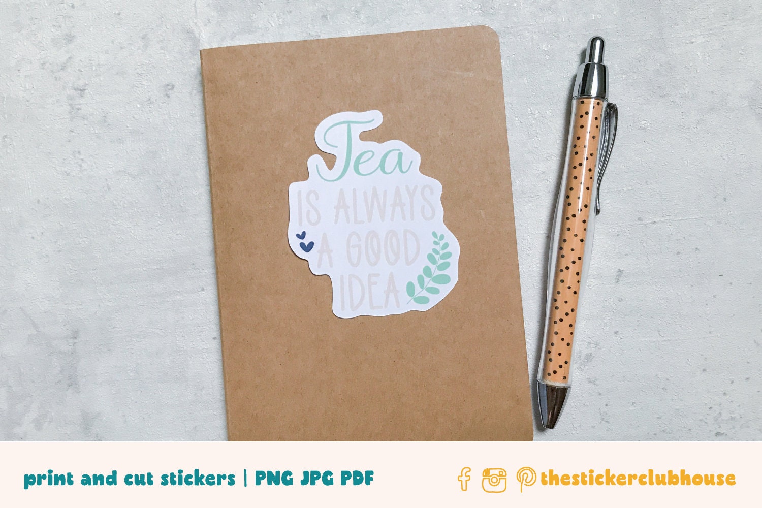 Tea Stickers | Printable Stickers | Tea Sticker Bundle | Tea Lovers ...