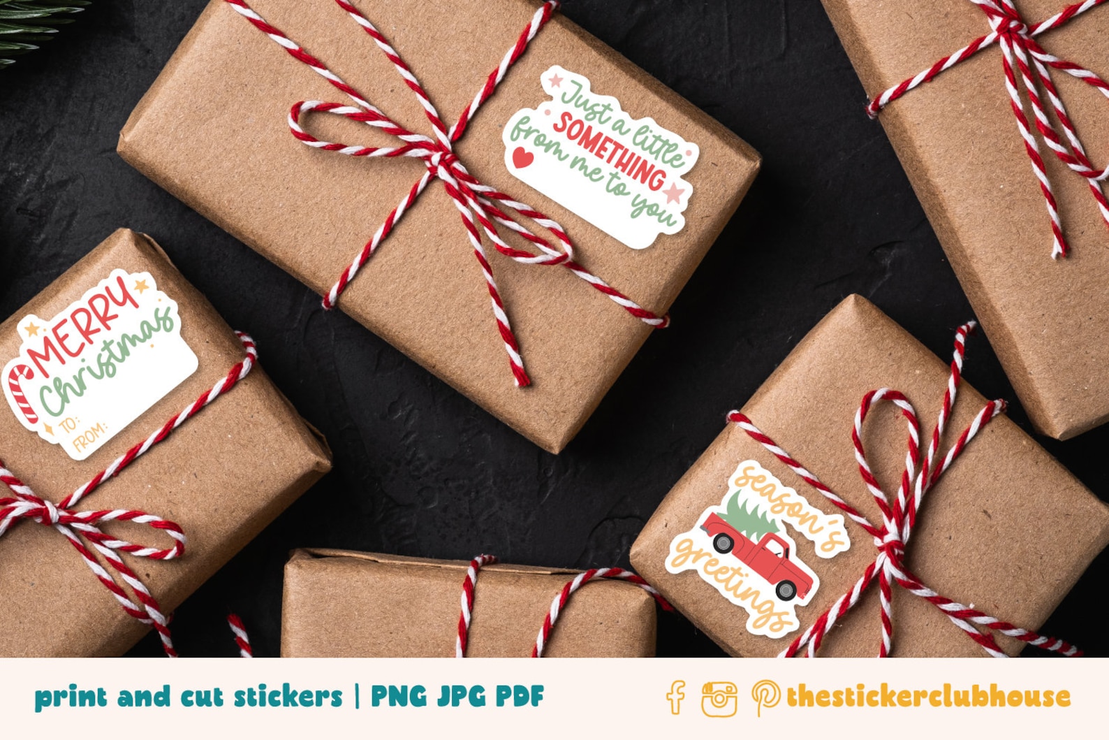 Christmas Gift Sticker Bundle | Christmas Gift Label Sticker ...