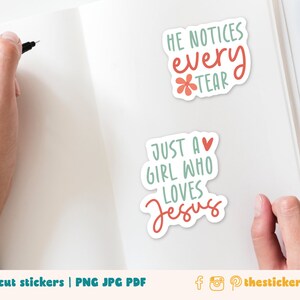 Cute Christian Stickers | God and Jesus Inspirational Stickers ...