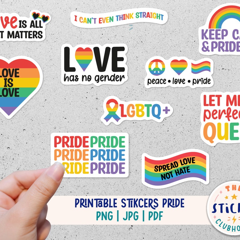 Pride Stickers - Etsy