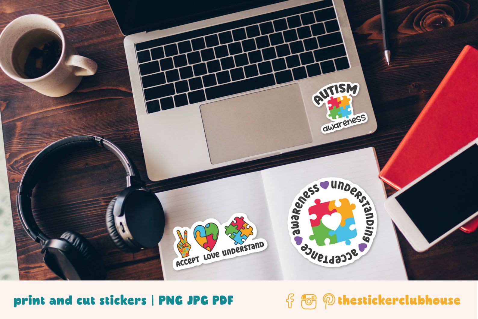 Autism Awareness Stickers, Autism Sticker Bundle, Neurodivergent ...