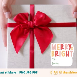 Christmas Gift Sticker Bundle | Christmas Gift Label Sticker ...