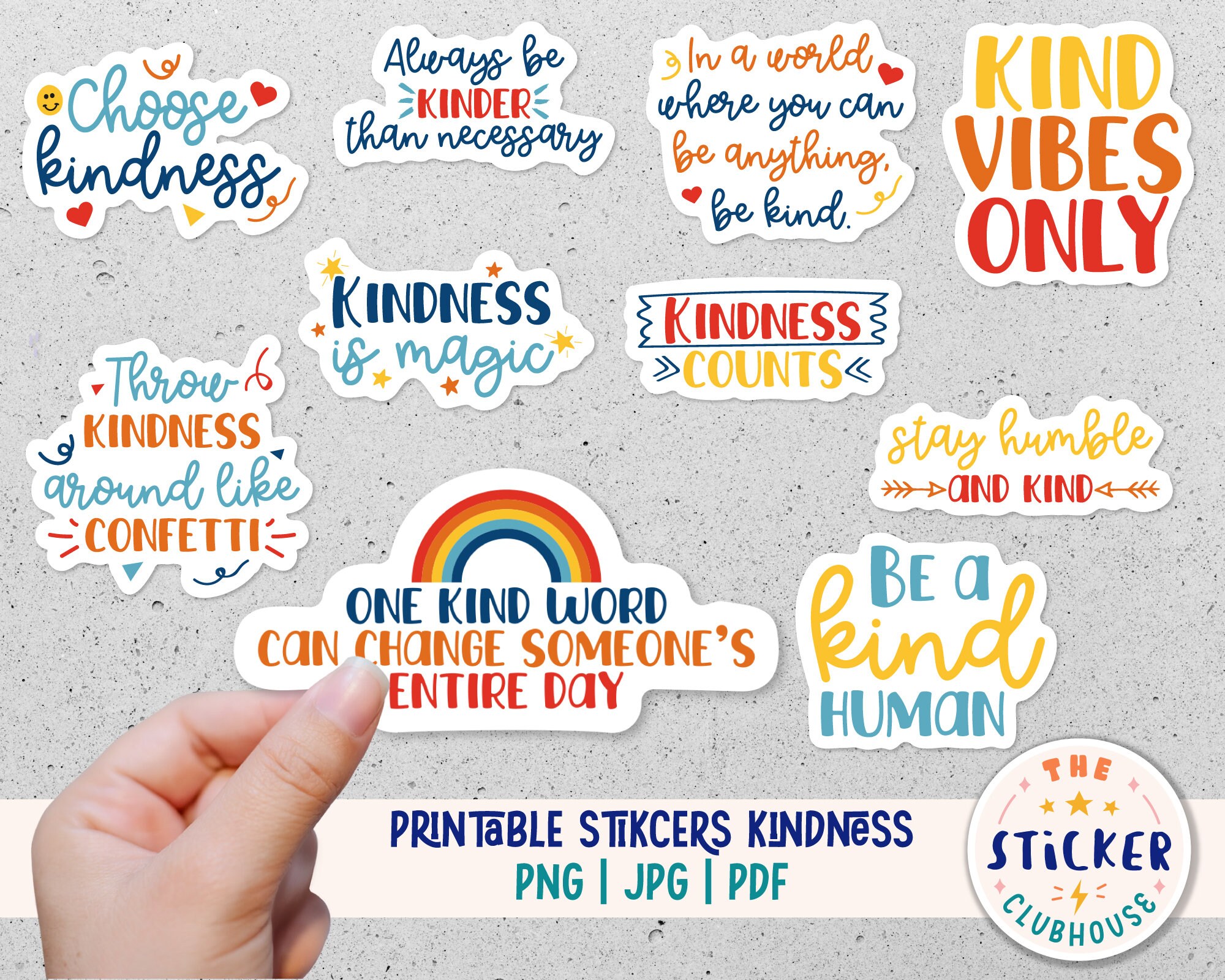 Sticker Mega Bundle | Printable Sticker Bundle | Mega Sticker Pack ...