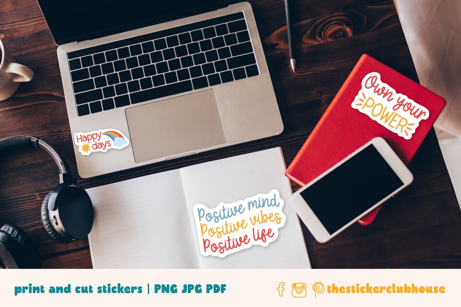 Printable Inspirational Sticker Bundle | Printable Motivational Quotes ...