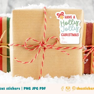 Christmas Gift Sticker Bundle | Christmas Gift Label Sticker ...