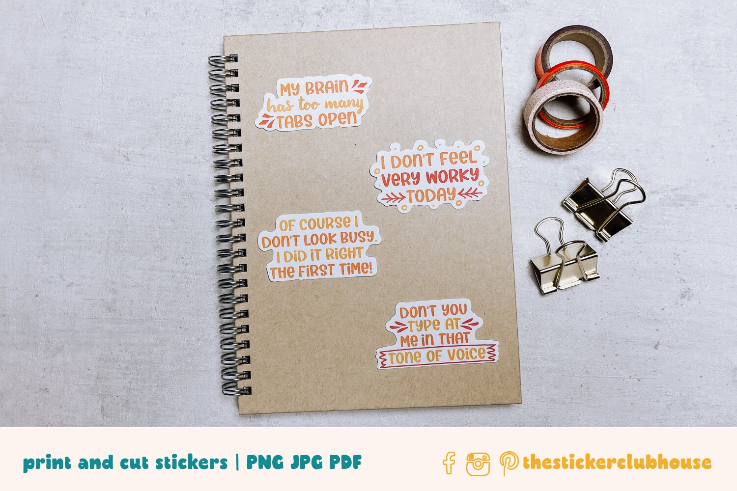 Sarcastic Stickers | Sarcastic Work Stickers | Sarcastic Sticker Bundle ...