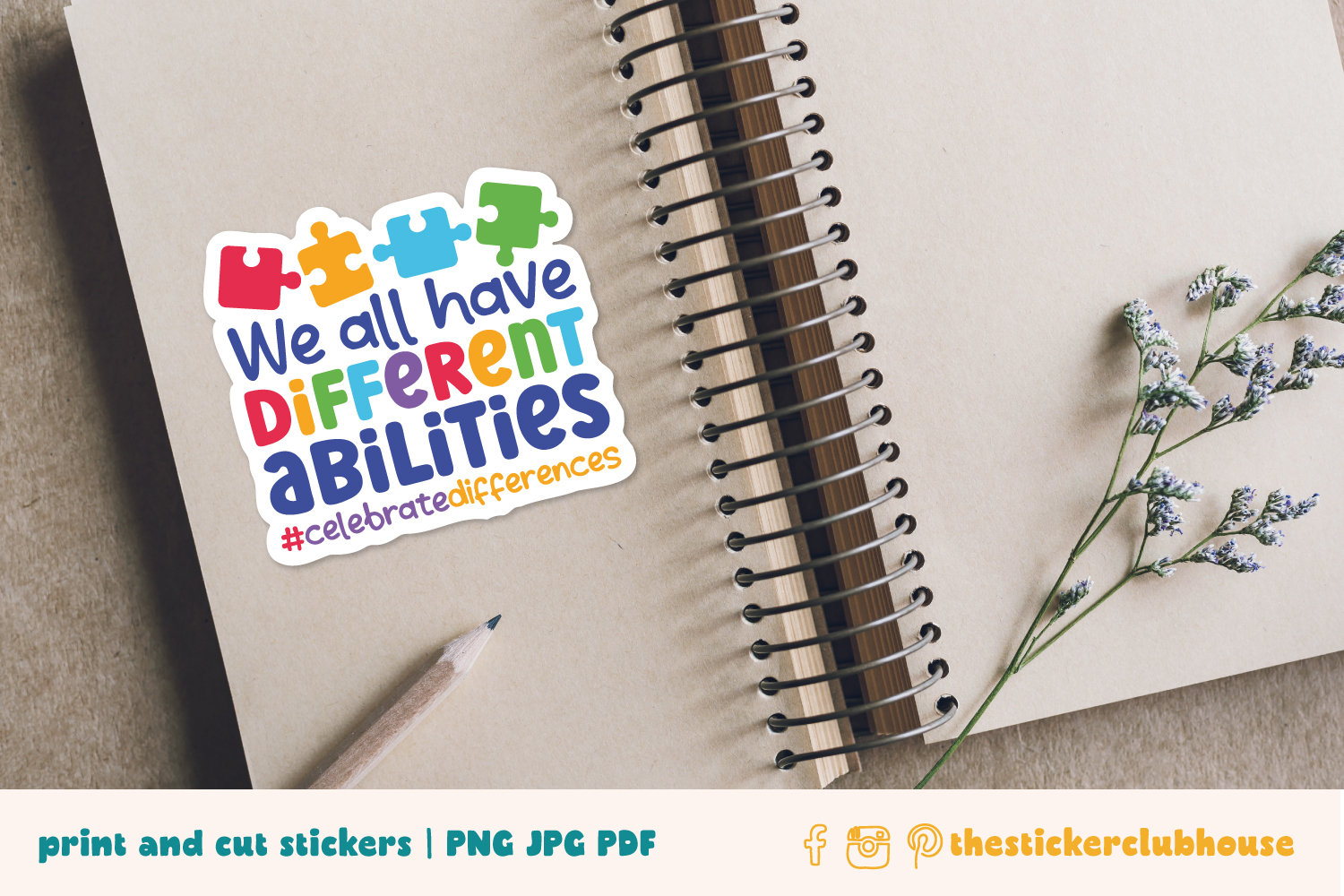 Autism Awareness Stickers, Autism Sticker Bundle, Neurodivergent ...