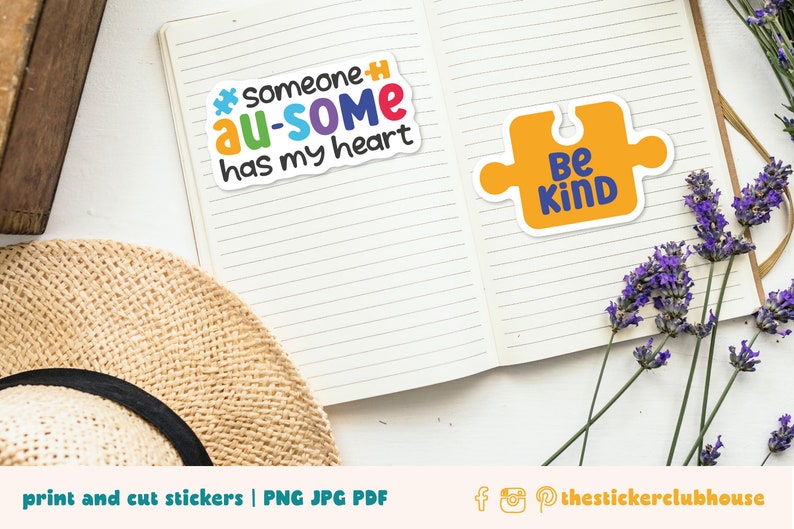 Autism Awareness Stickers, Autism Sticker Bundle, Neurodivergent ...