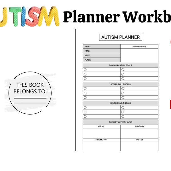 Autism Planner - Etsy