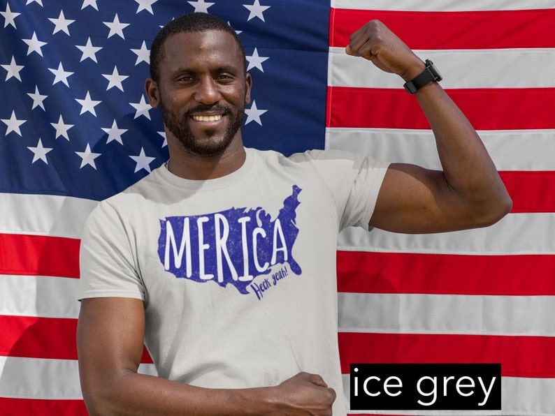 Patriotic Shirt Merica Shirt Merica Heck Yeah Tee Merica USA Tee Heck ...