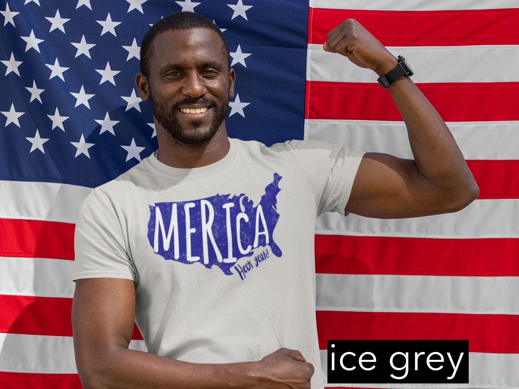 Patriotic Shirt Merica Shirt Merica Heck Yeah Tee Merica USA Tee Heck ...