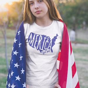 Patriotic Shirt - Merica Shirt - Merica Heck Yeah Tee - Merica USA Tee ...