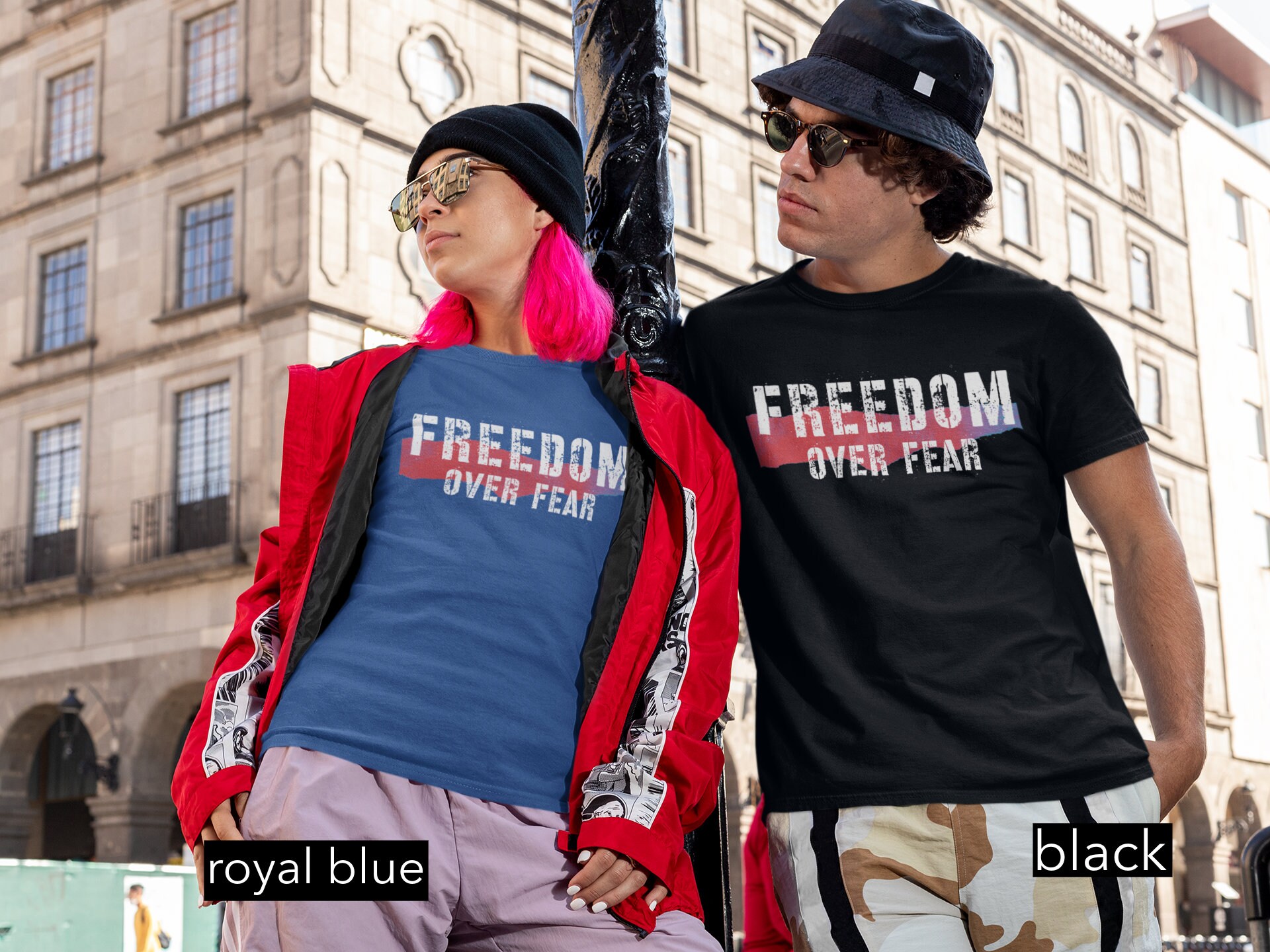 Freedom Over Fear Shirt - Freedom Patriotic Shirt - Freedom Over Fear ...