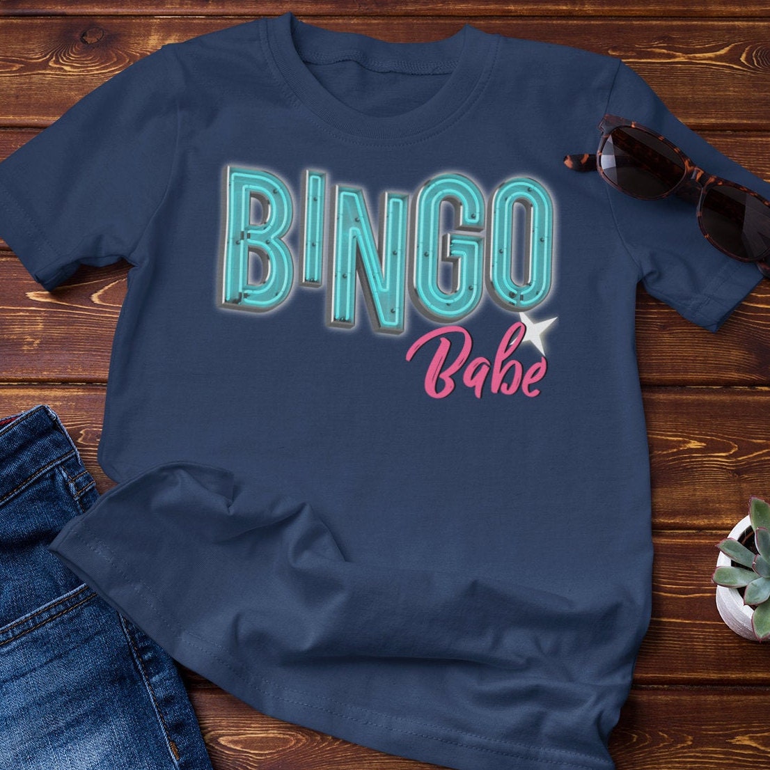 Bingo Shirt - Funny Bingo Tee - Bingo T-shirt for Mom - Bingo Babe ...
