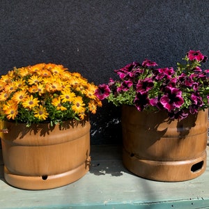 Custom Beer Keg Rustic Planters - Etsy