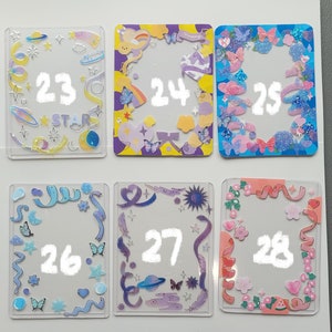 Decorated Toploader Toploader Deco Photocard Toploader Deco Kpop ...