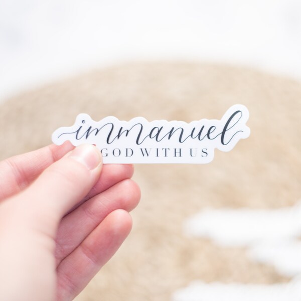 Immanuel Hand Lettering - Etsy