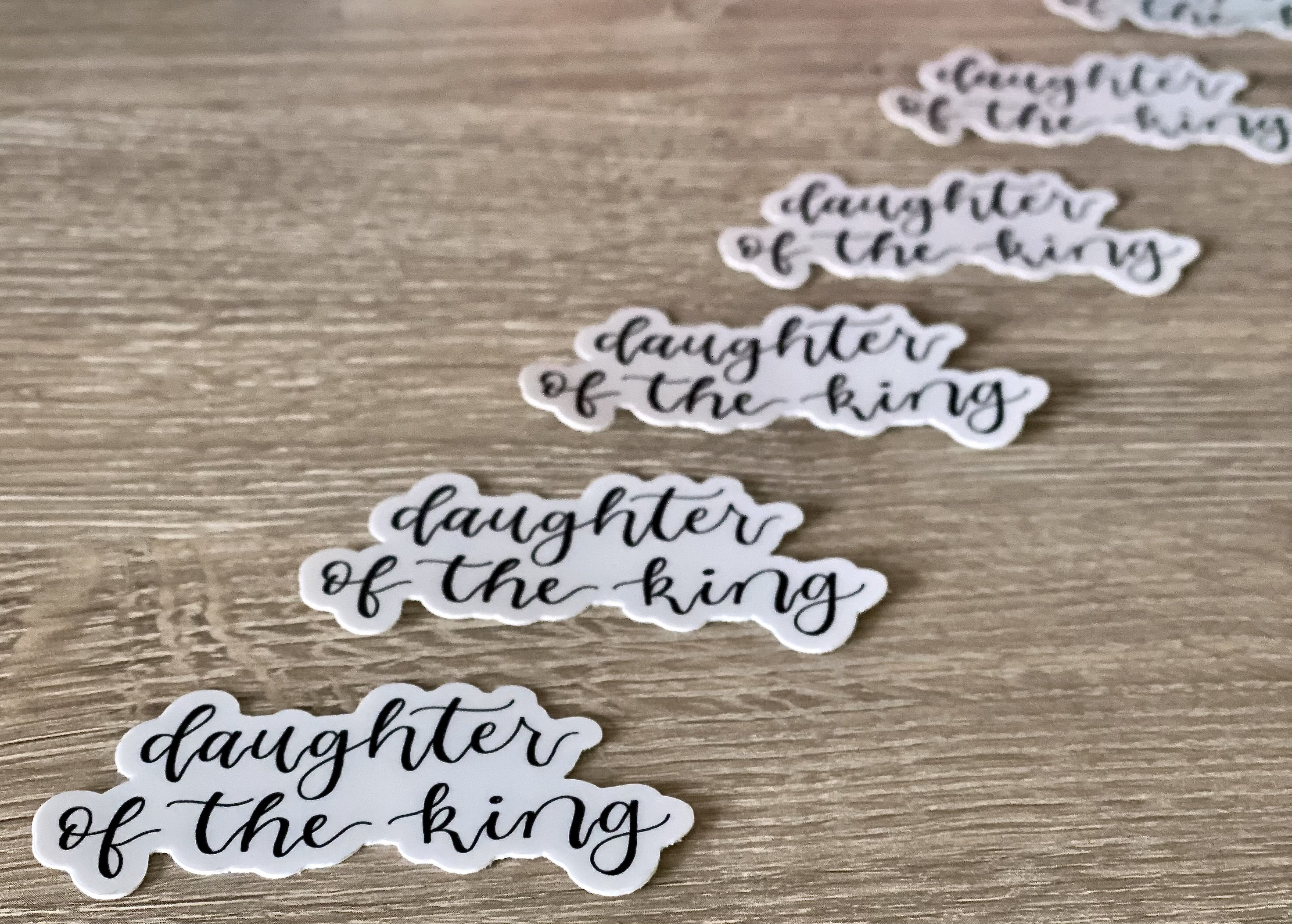 Daughter Of The King Vinyl Sticker | Etsy