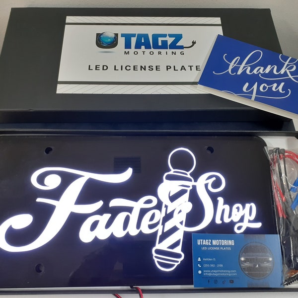 Led Lighted License Plate Frame - Etsy