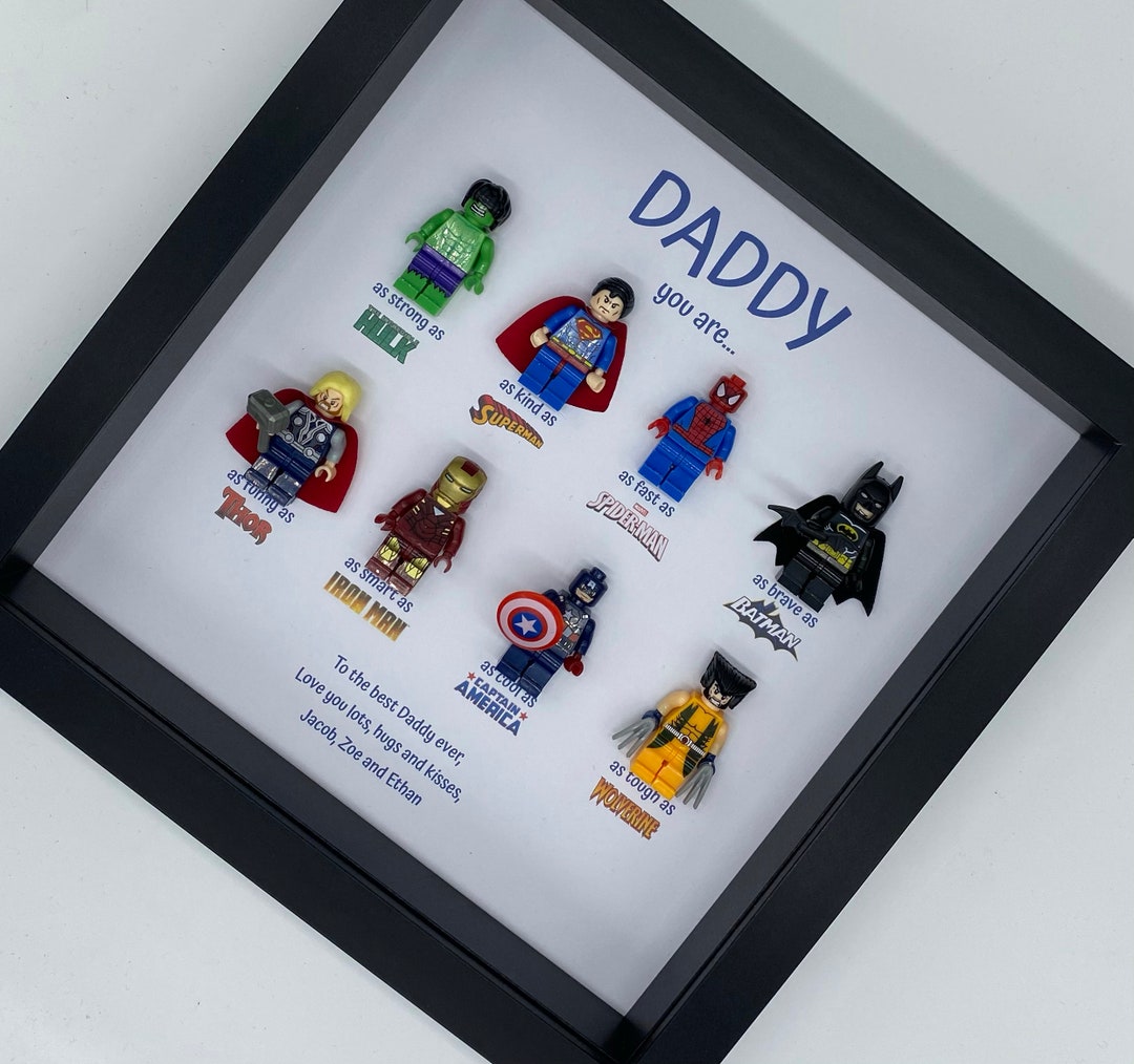 Personalised Superhero Gift for Dad - Etsy