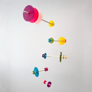 Hanging Kinetic Mobile Sculpture, Adult Mobile Modern Art. Custom ...