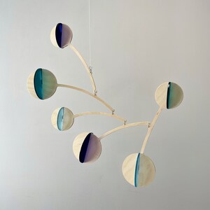 Kinetic Mobile Hanging Sculpture, Adult & Baby Nursery Mobile. Mid ...