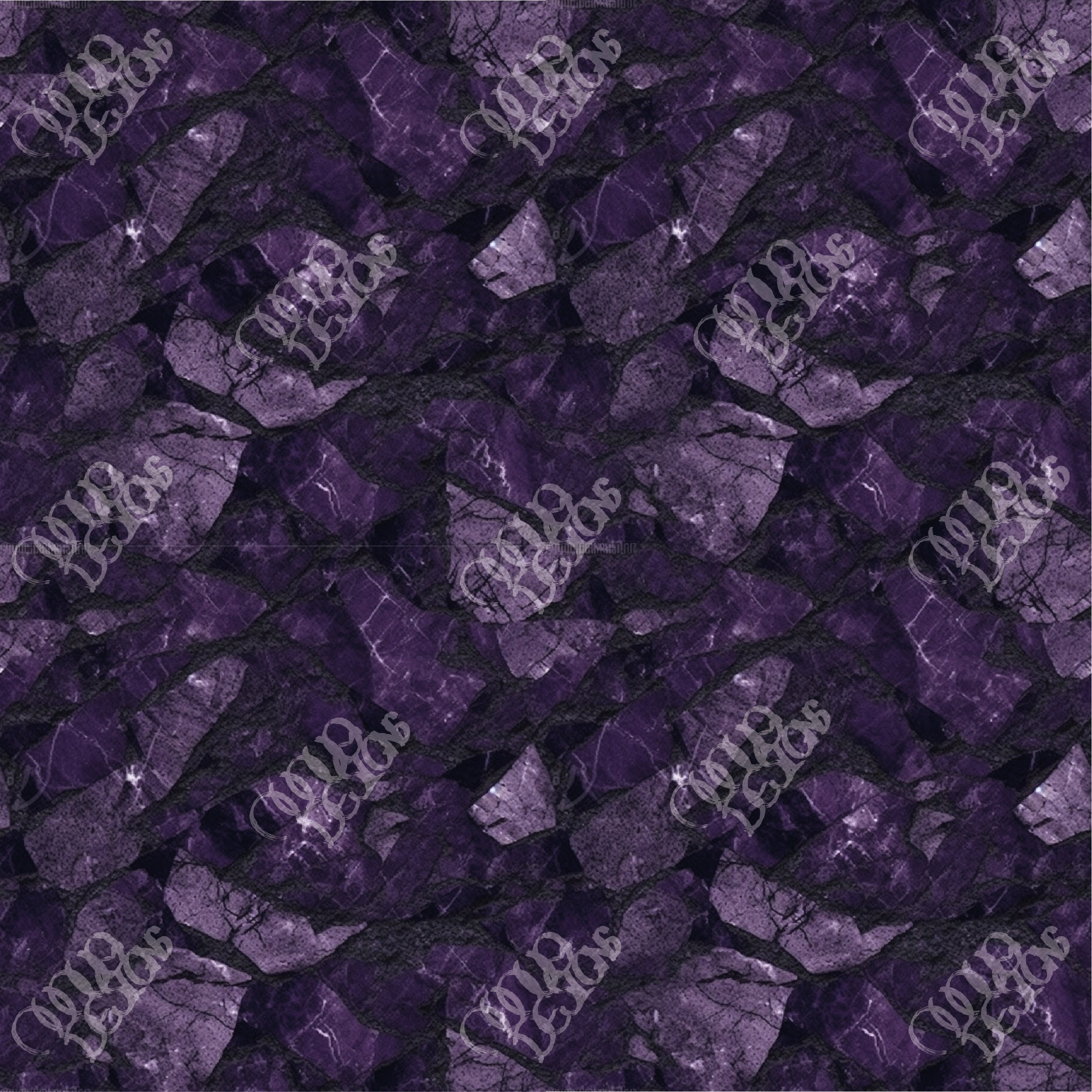 10x Purple and Black Granite Textures Seamless Pattern Set - 10 Designs ...