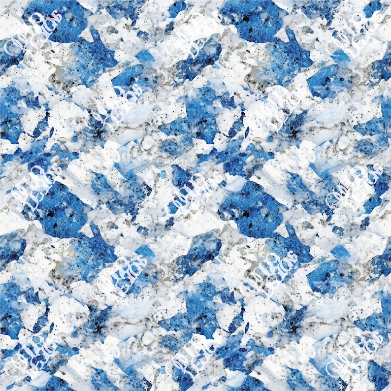 10x Blue and White Granite Textures Seamless Pattern Set 10 - Etsy