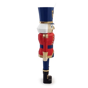 Nutcracker 3D Papercraft SVG - Etsy