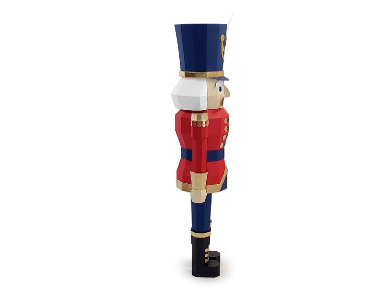 Nutcracker 3D Papercraft SVG - Etsy