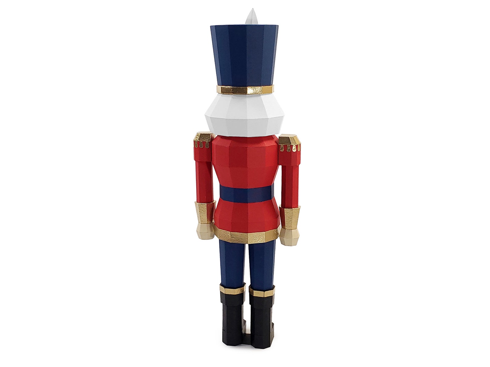 Nutcracker 3D Papercraft SVG - Etsy