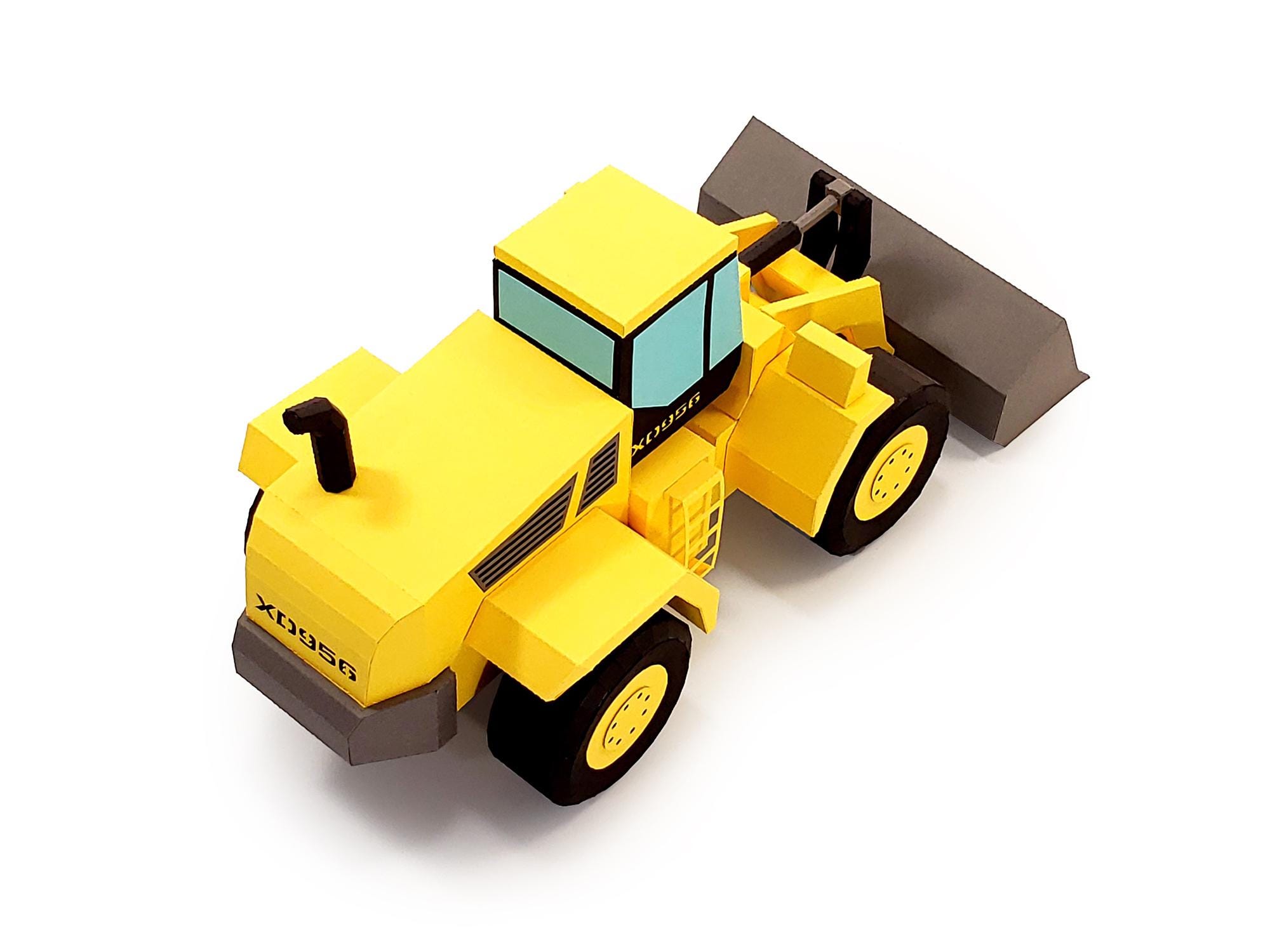 Loader 3D Papercraft SVG - Etsy