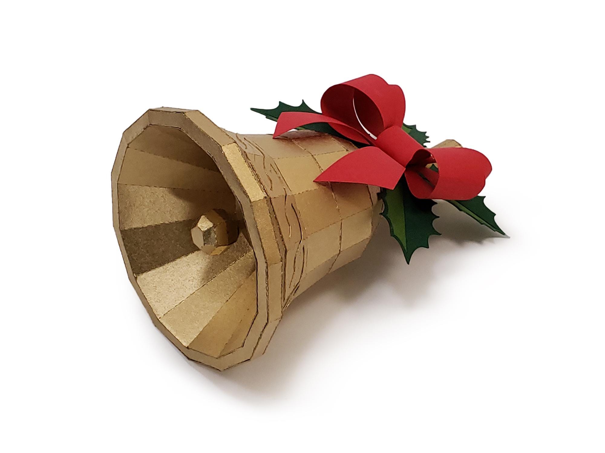 Christmas Bell 3D Papercraft SVG - Etsy