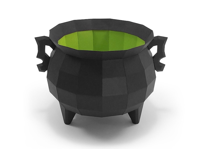 Cauldron 3D Papercraft SVG - Etsy