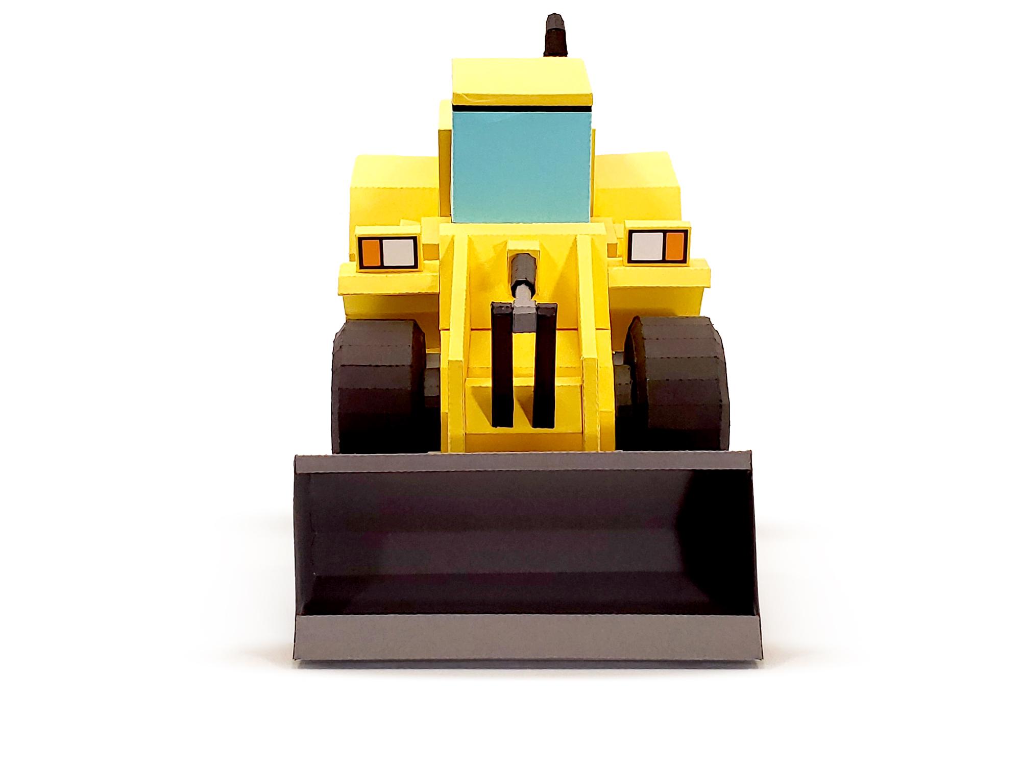 Loader 3D Papercraft SVG - Etsy