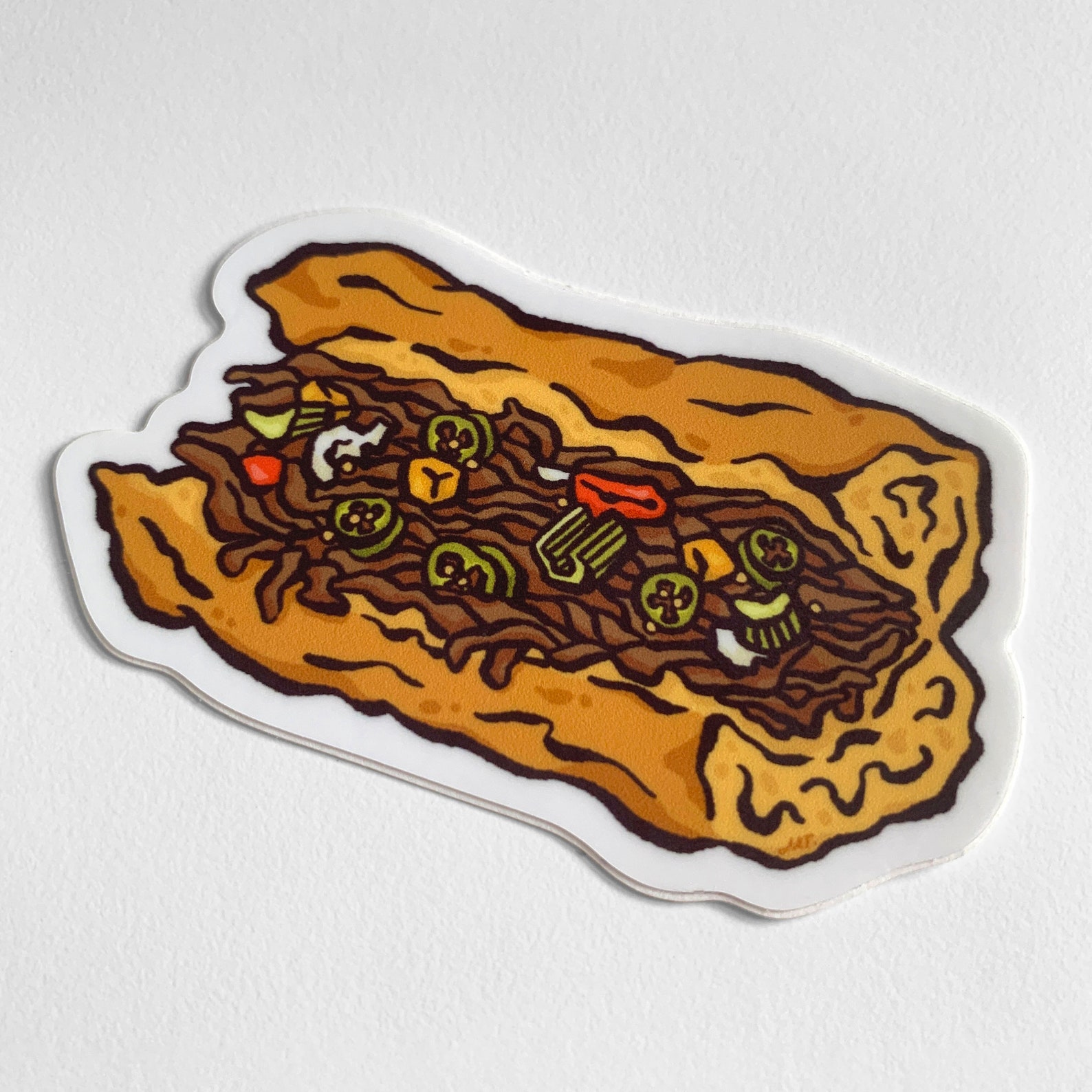 Chicago Style Italian Beef Sticker - Vinyl 3" - Durable, Waterproof ...