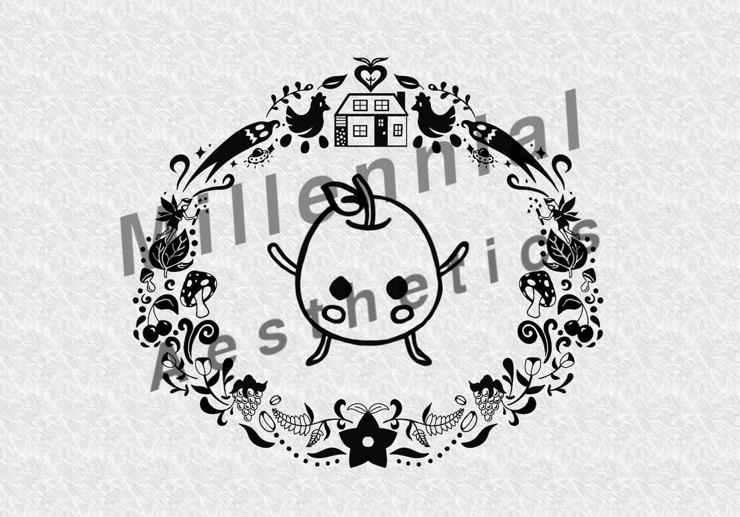 Stardew Junimo Folk Circle SVG Download, Cut Files, Stardew Valley ...