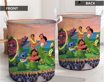 Stitch Laundry Basket - Etsy UK