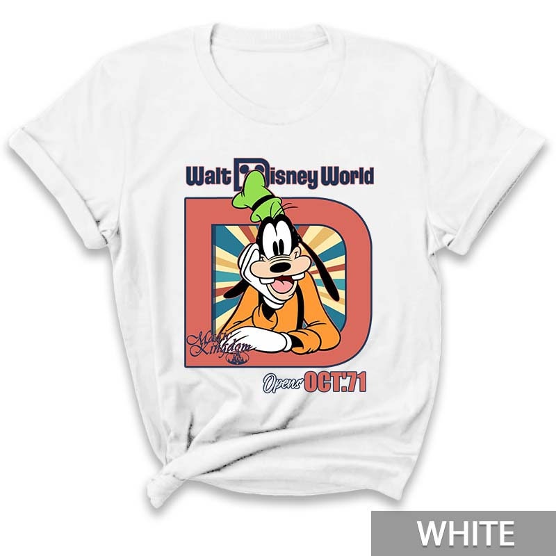 Goofy Vintage Retro Walt Disney World Colorful Disney T-shirts Designed ...