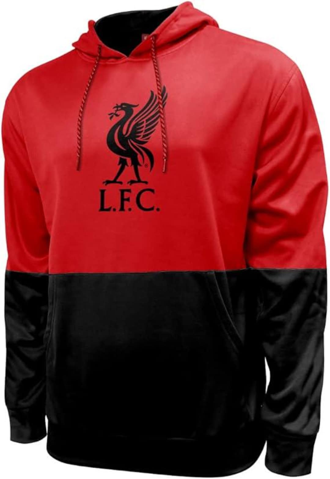 LIVERPOOL FC Official Licensed Soccer Hoodie Adult Black Custom Your ...