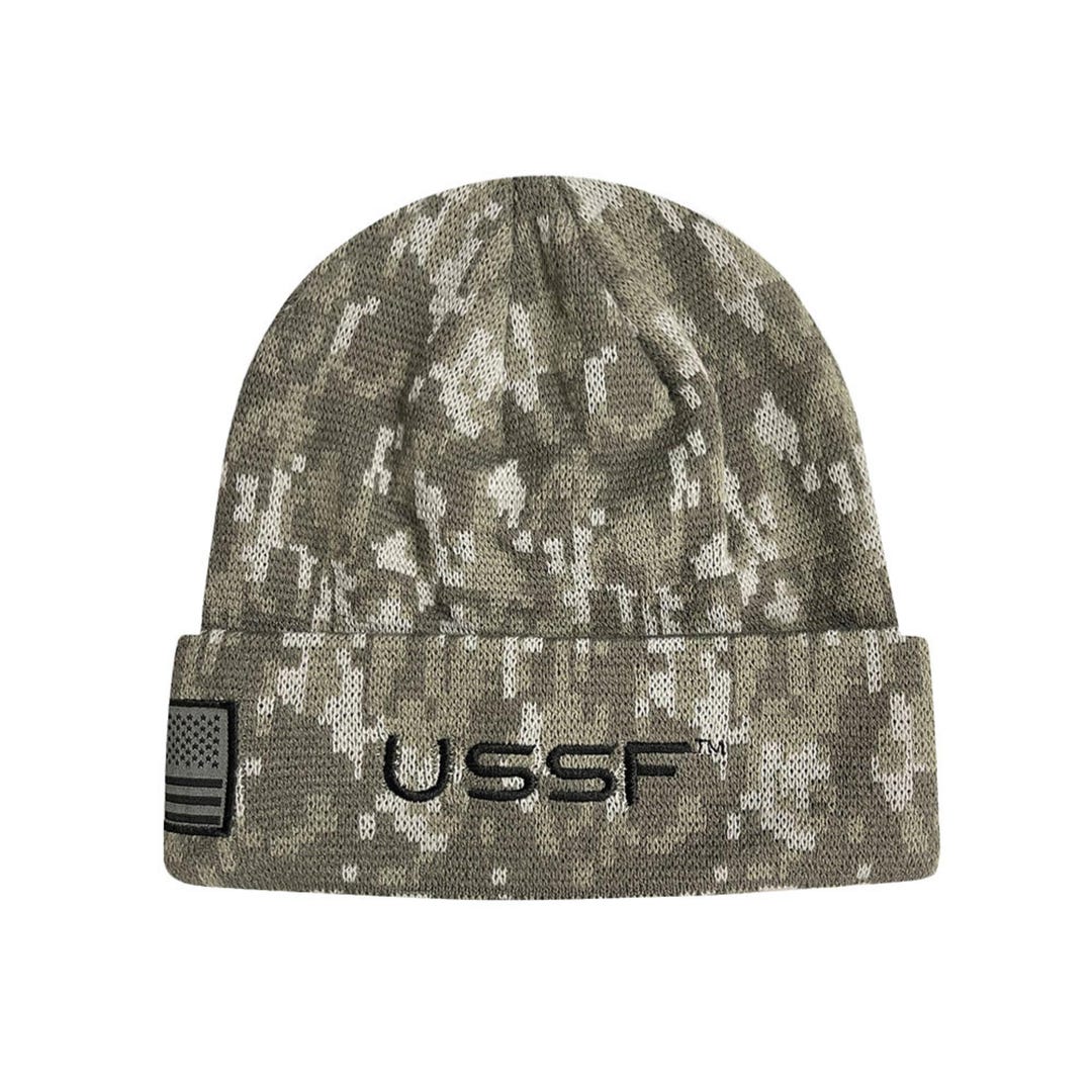 U.S. Space Force Beanie: Digital Camo, Custom Initials - Etsy