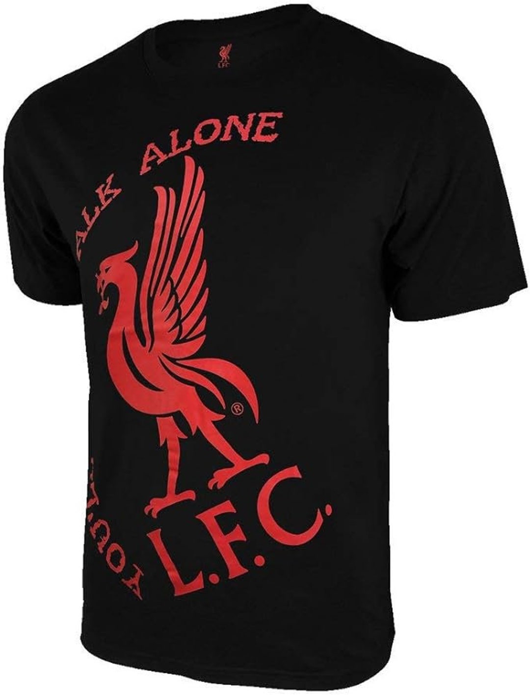 Liverpool FC Liverbird Logo Official T-shirt - Black Tee Red Bird - Etsy
