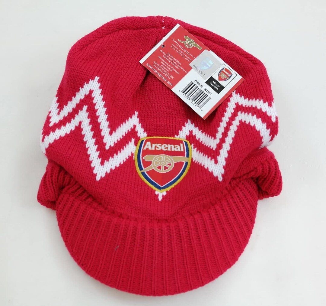 Arsenal Soccer Beanie Red - Etsy