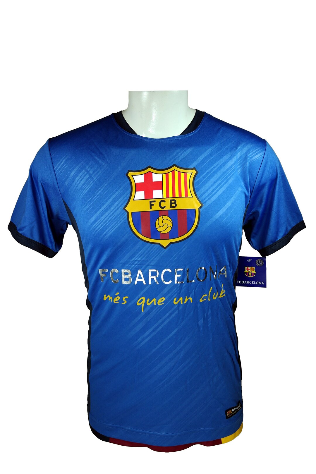 FC Barcelona Officially Licensed Soccer Poly Shirt Jersey -royal Blue ...