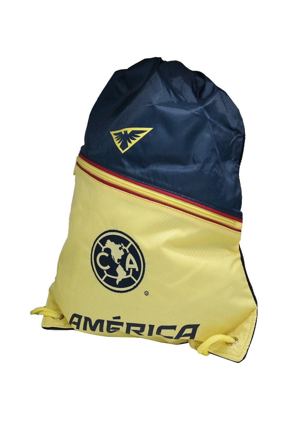 Club America Official Licensed Soccer Cinch Bag - Yellow - Custom Your ...