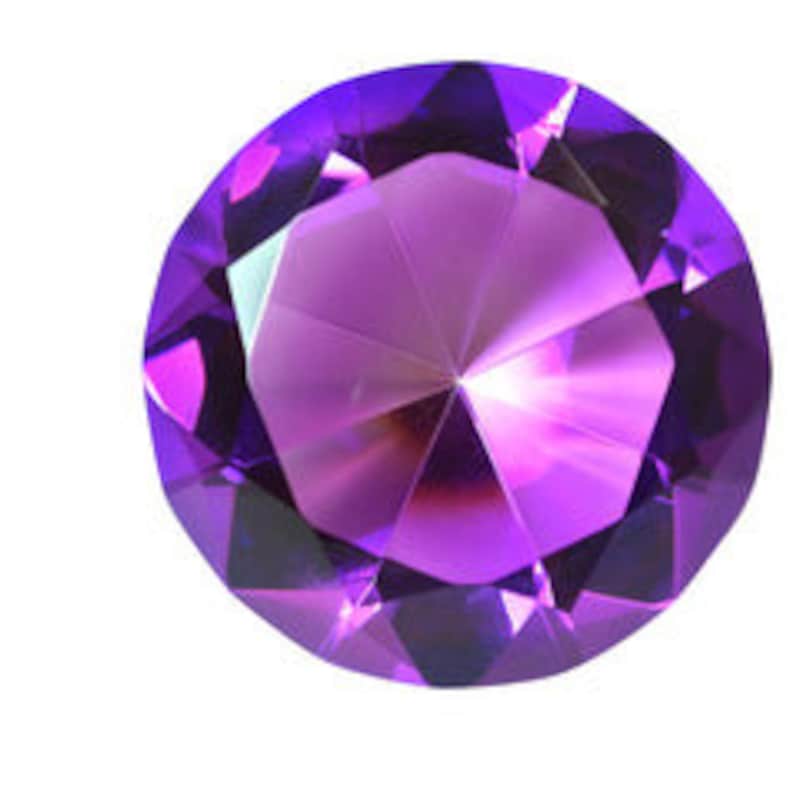 Purple Paperweight - Etsy