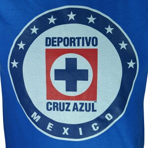 Cruz Azul Officially Licensed Soccer T-shirt Cotton Tee -03 Home Blue ...